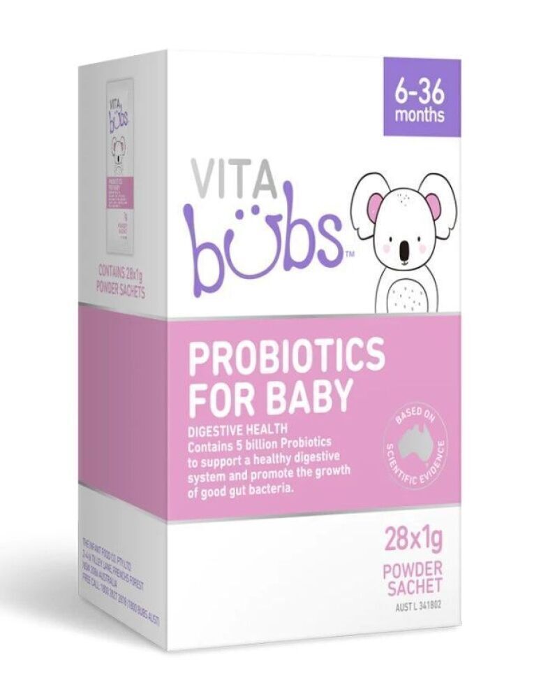 Carton of 24 VITA BUBs Probiotic for Baby, 28 x 1g sachets | Hilco ...