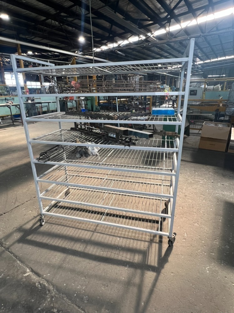 8 Tier Shelving Trolley Tubular Frame | Hilco Global APAC